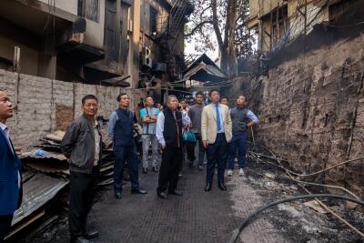 Tualchhung - Treasury Square Bazar kângah dawr 64 leh pisa pakhat kâng ral