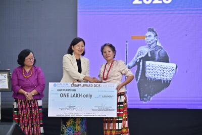 Tualchhung - Khawlrinpuii hnenah Zakapa Award hlan