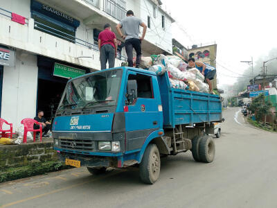 Tualchhung - Durtlang North-ah plastic bawlhhlawh lei